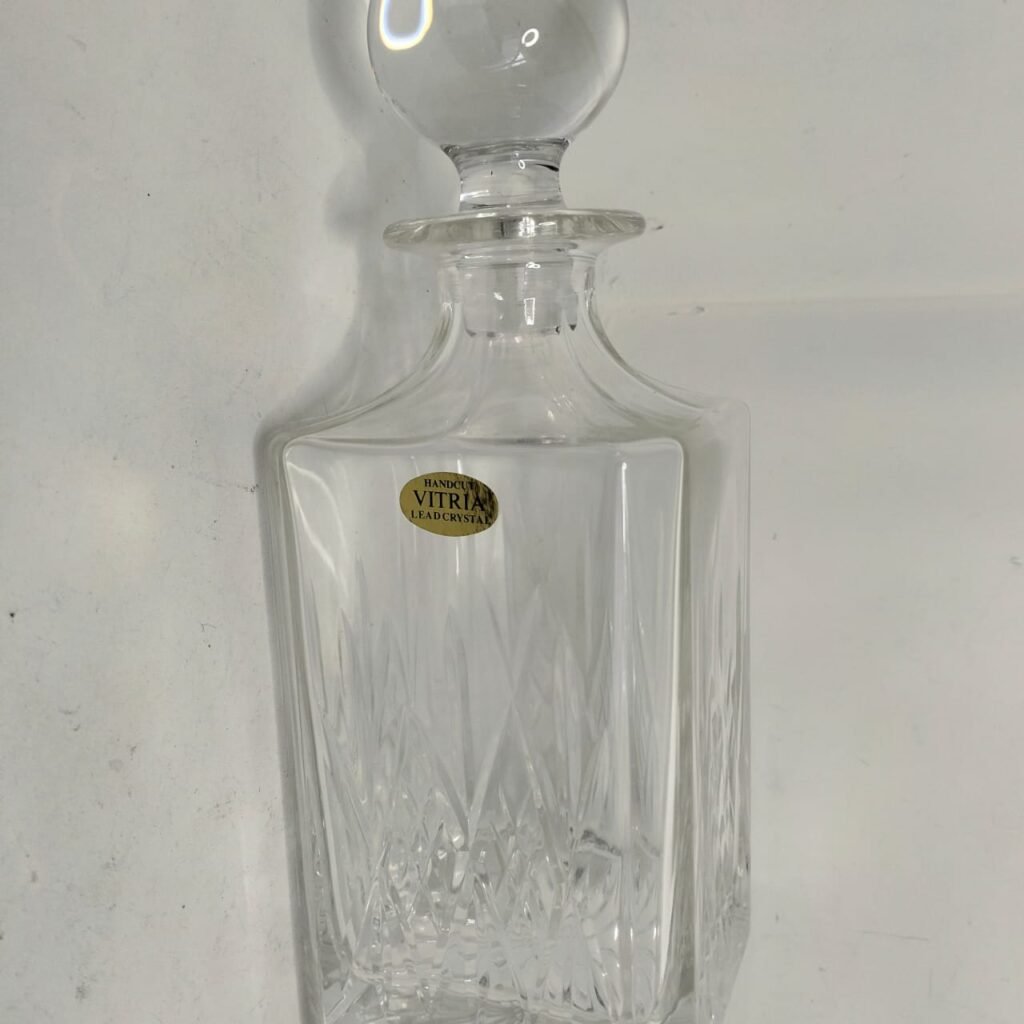 Vitria Lead Crystal Decanter - Overstrand Hospice